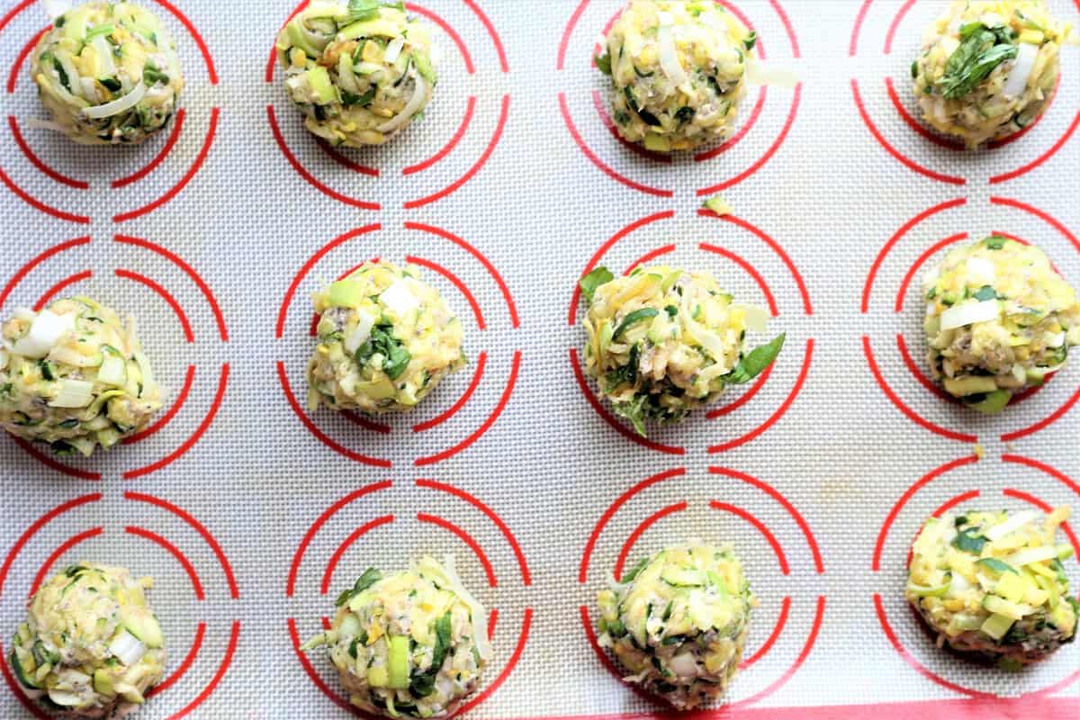Zucchini Balls are perfect for a snack or appetizer. Vegan, gf, dairy free.