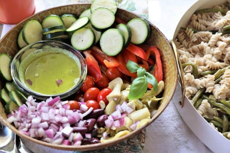 Provencal Pasta Salad - Green Scheme