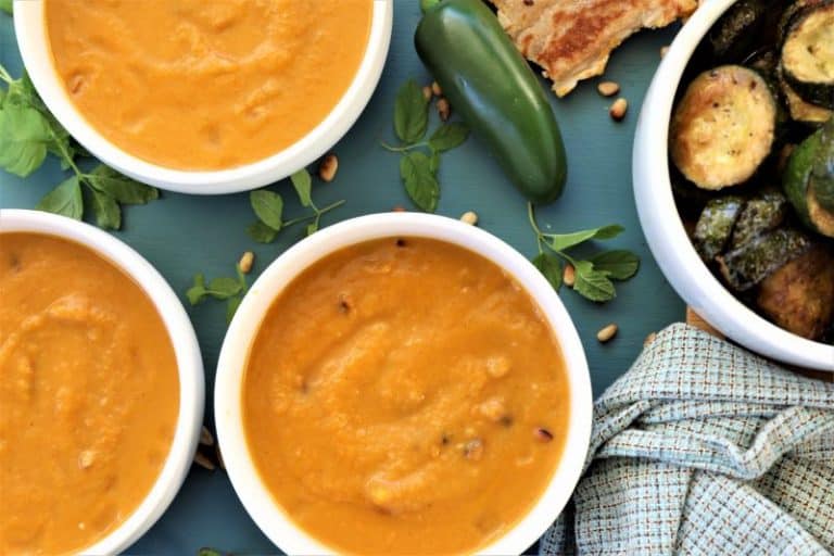 Harvest Vegetable Jalapeno Bisque - Green Scheme